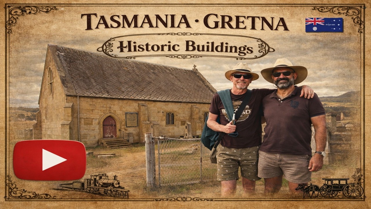 A LOOK iNSIDE iNTO GRETNA ViLLAGE LIFE / HERiTAGE WALK / TASMANiA - YouTube