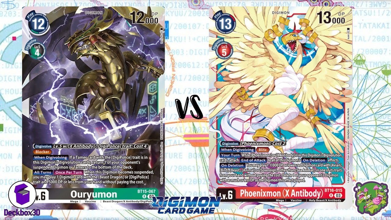 DIGIMON TCG: Local match DigiPolice (Black) vs Phoenixmon X (Red) | THE ...