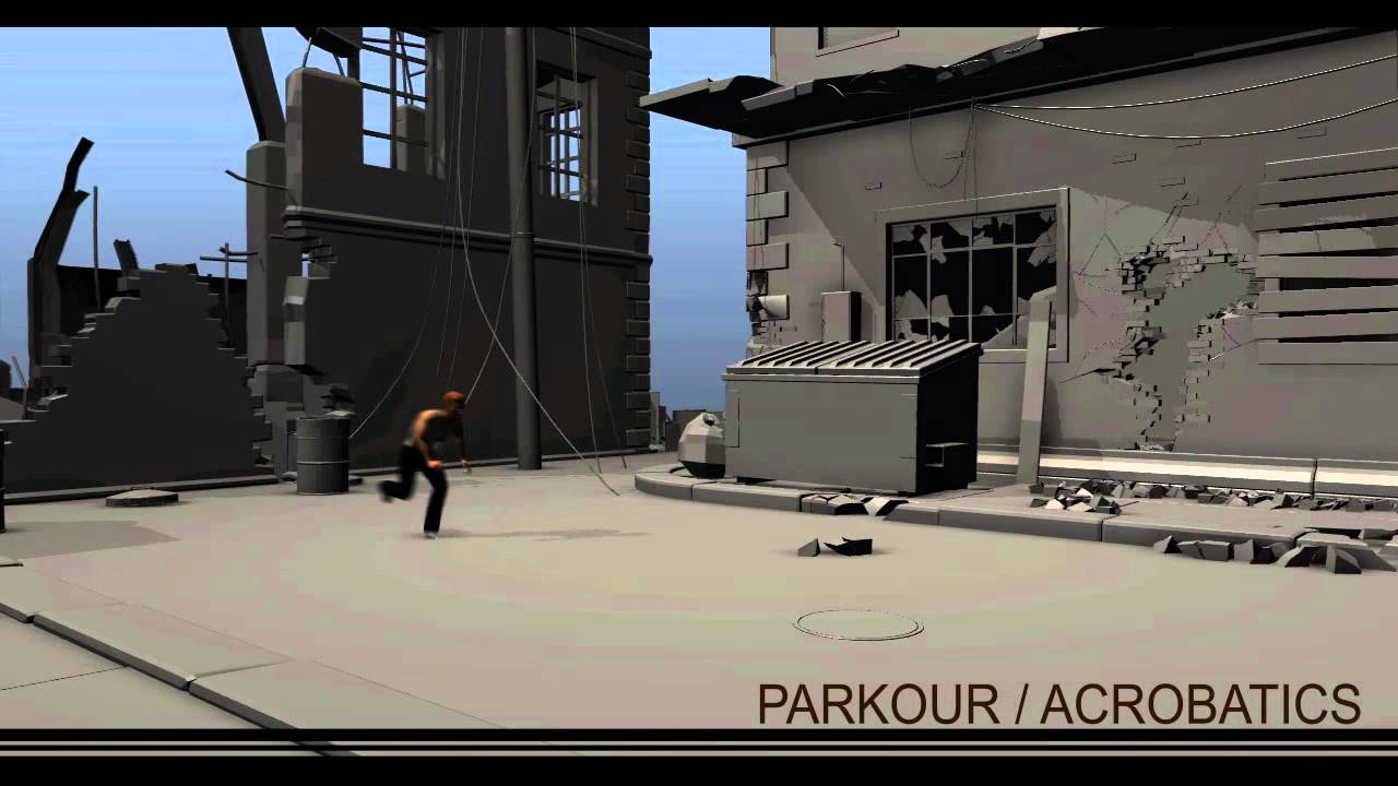 Parkour and Acrobatics Animation Pack - YouTube