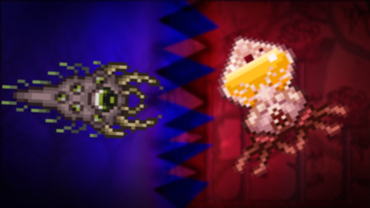 Terraria Ichor Sticker vs Corruptor ll Smash Bros Mod Tmodloader 1.4.4 ...