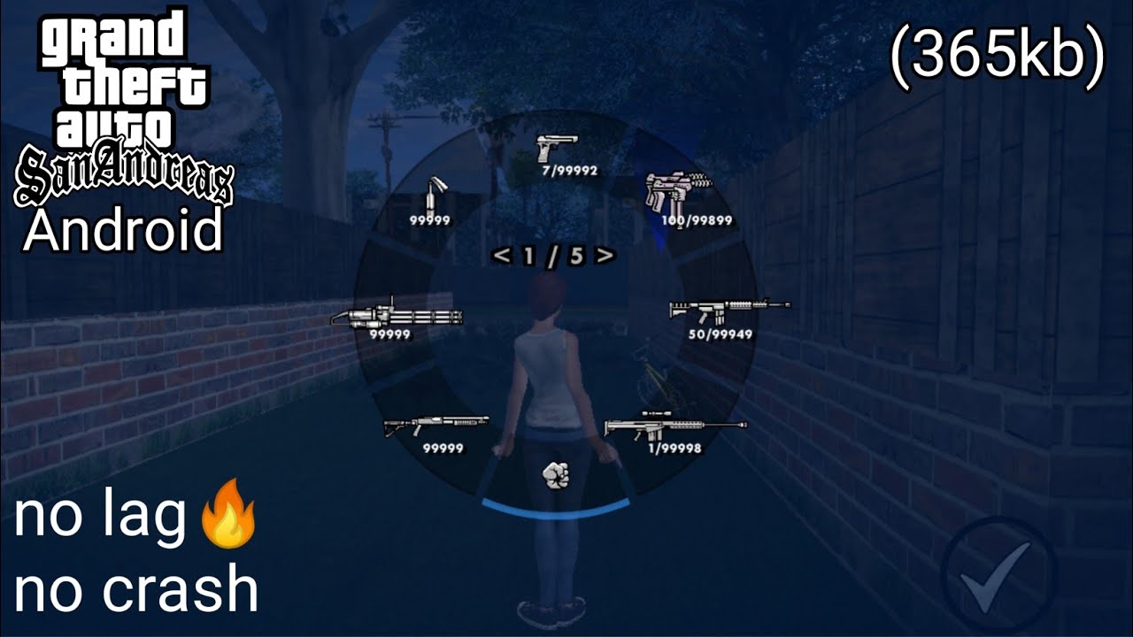 GTA V Weapon Wheel Mod For Gta Sa Android (Michael) - YouTube