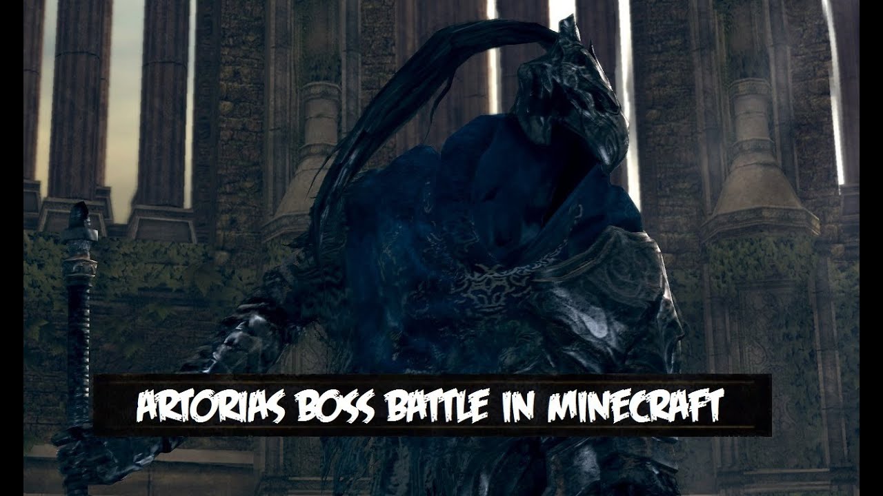 Artorias Boss Fight in Minecraft - YouTube