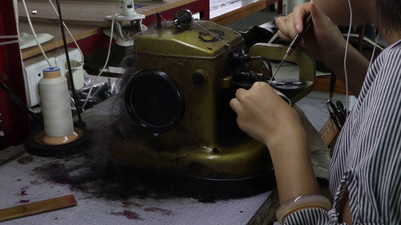 Fur Coat Production Workshop 03 - Tailors-Furs.com - YouTube