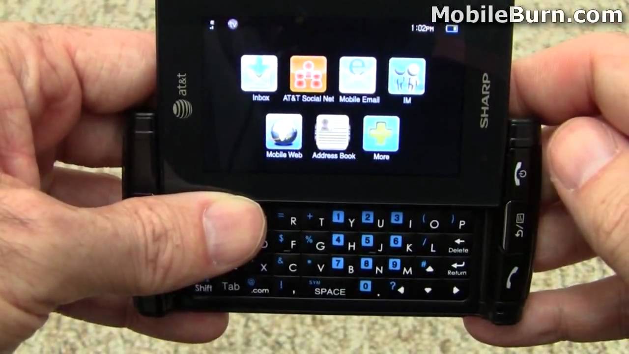 Sharp FX for AT&T unboxing and video tour - YouTube