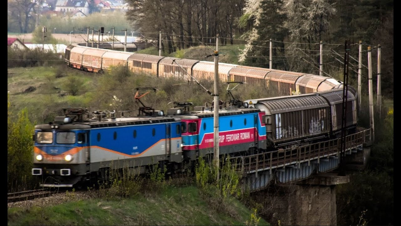 Tren de marfa GFR cu 40-0090-3 si 40-0066-3 la roata - 22.04.2019 - YouTube