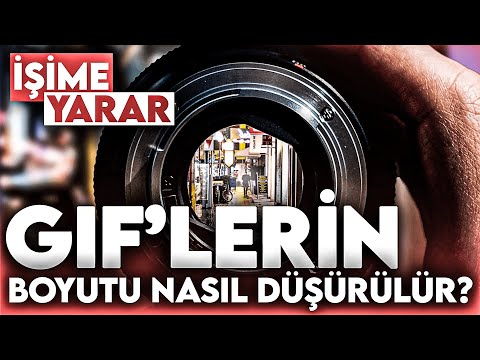 GIF BOYUTU NASIL DÜŞÜRÜLÜR? HAREKETLİ RESİM BOYUTU KÜÇÜLTMEK! GIF MB'I DÜŞÜRME! | İŞİME YARAR