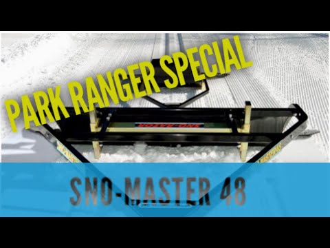 PARK RANGER SPECIAL - Sno-Master 48 snow groomer machine