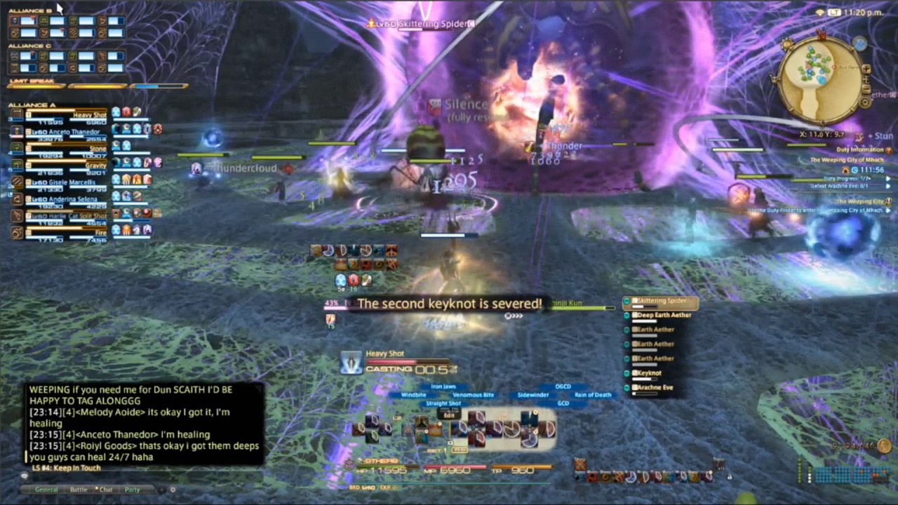 「Final Fantasy XIV: Heavensward」 Raid ~ "Weeping City of Mhach" (TTV ...