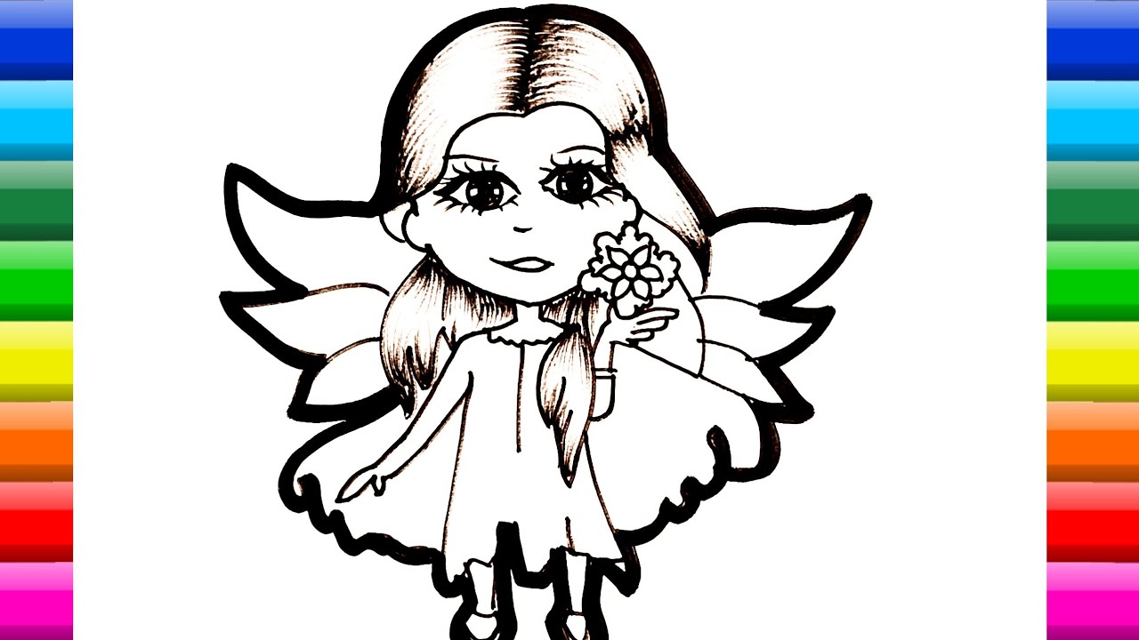 Baby Queen Drawing, Coloring and painting for kid's and toddlers, How ...