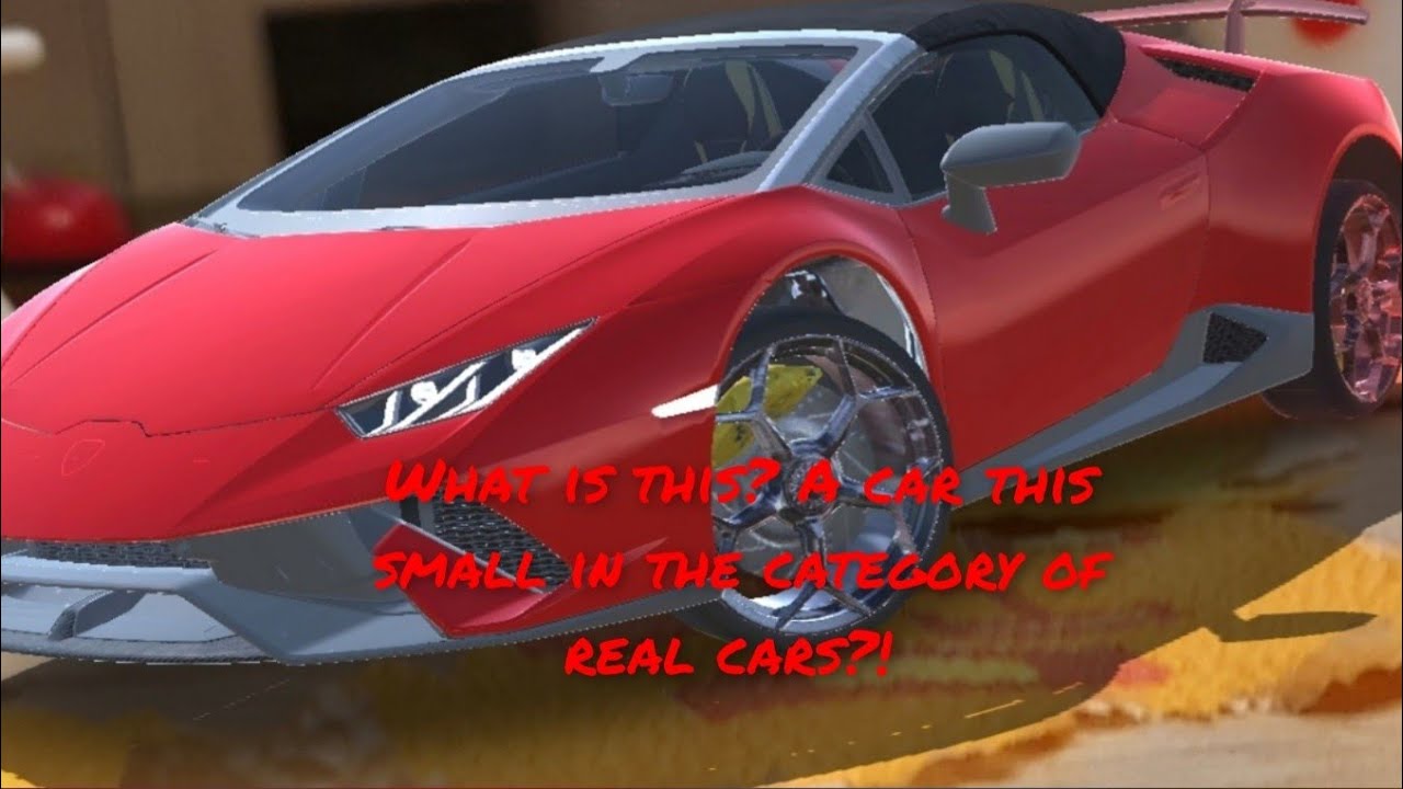 What is this? A car this small in the category of real cars?! AR Real ...