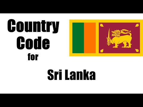 Sri Lanka Dialing Code - Sri Lankan Country Code - Telephone Area Codes in Sri Lanka