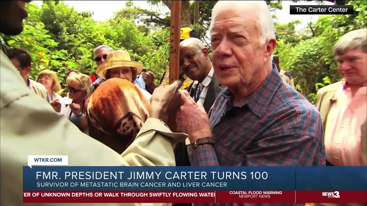 Former President Jimmy Carter turns 100 - YouTube