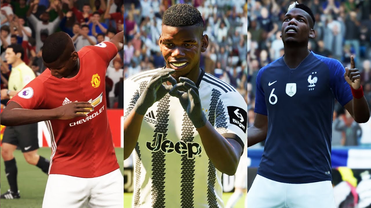 PAUL POGBA IN EVERY FIFA (12-23) - YouTube