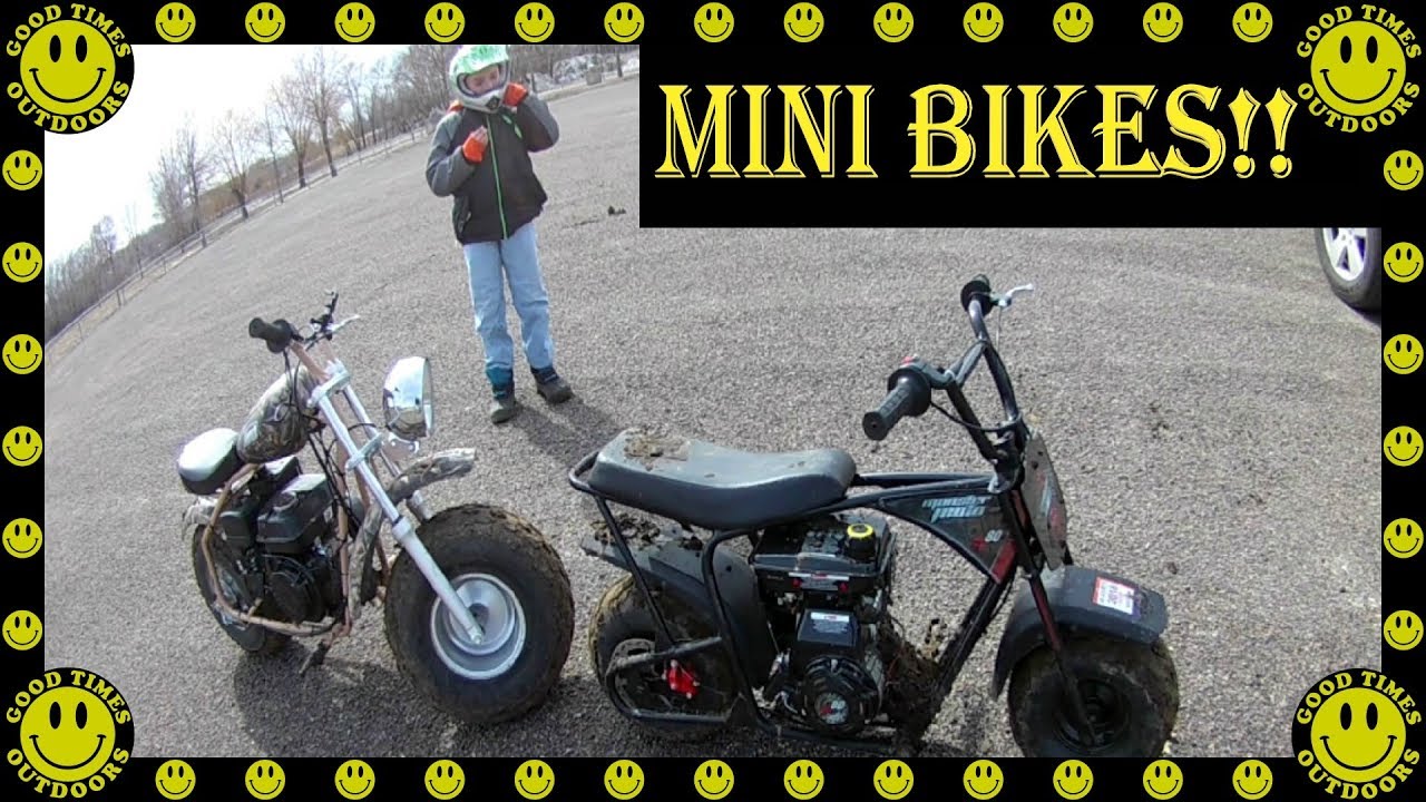 Riding mini bikes at Riverview Recreation Area, Waterloo, Iowa - YouTube