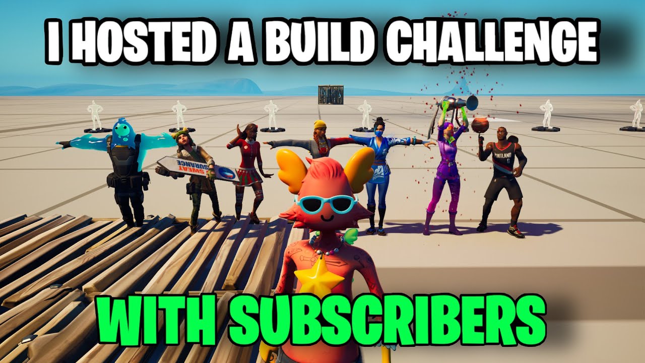 I Hosted A Build Challenge With Subscribers In Fortnite Creative! - YouTube