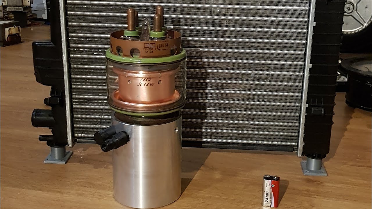 Water cooling setup for high power VTTC - YouTube