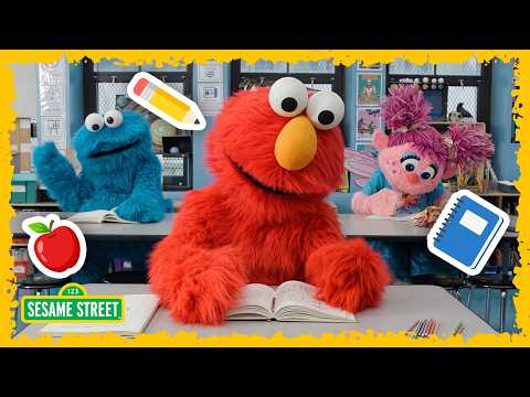 A Day at School with Elmo, Abby, & Cookie Monster!  🎒 🚌 📝 | Sesame Street