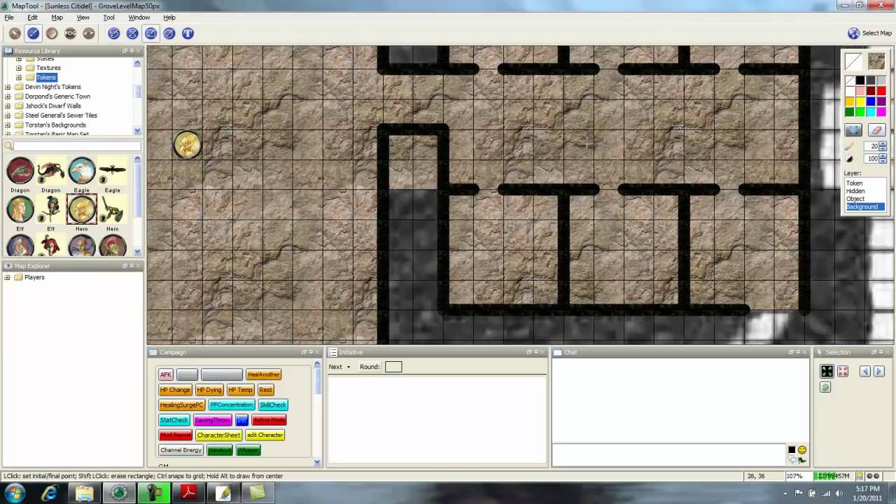 MapTool - Aaron's Tutorial - Part3 - Enhancing Map With Textures - YouTube