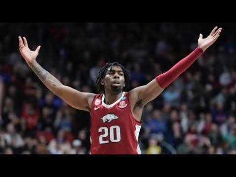 Kamani Johnson on Arkansas' upset win over Kansas, moving on to Sweet ...