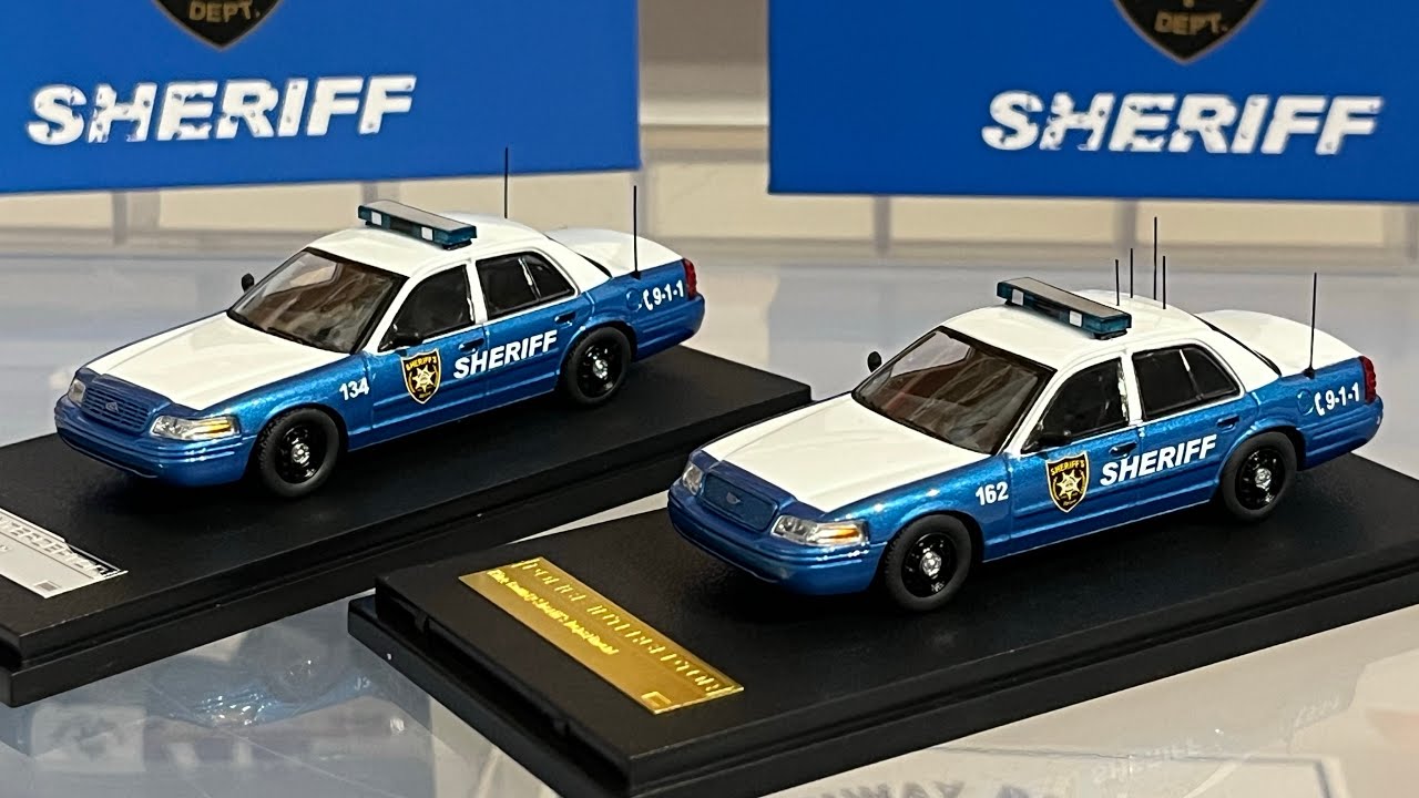 Rollin The Walking Dead King County Sheriff Crown Victorias 1/64 Scale ...