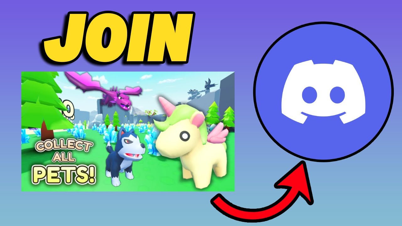 How To Join Collect All Pets Discord Server - YouTube
