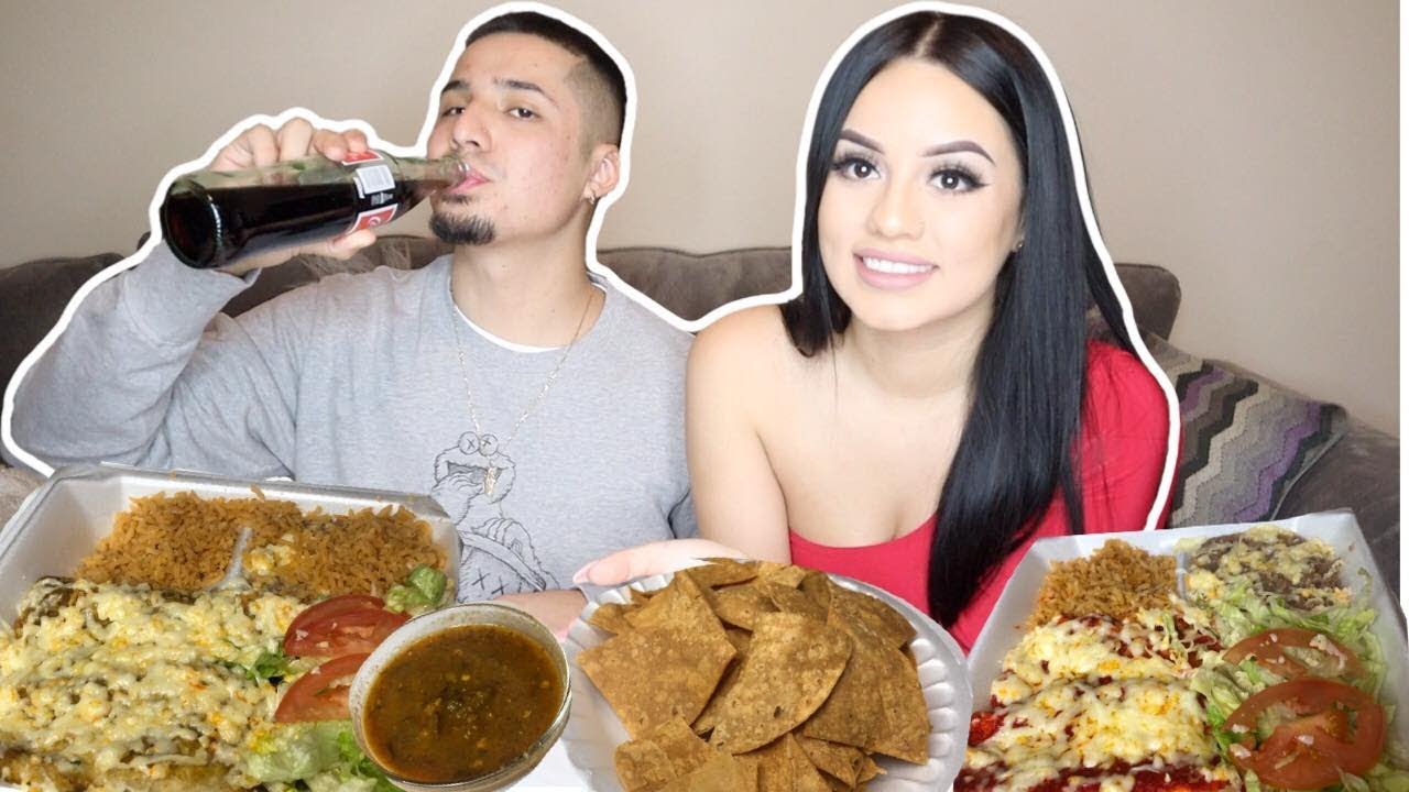 MUKBANG: HOW WE REALLY MET + FIRST DATE 💏 - YouTube