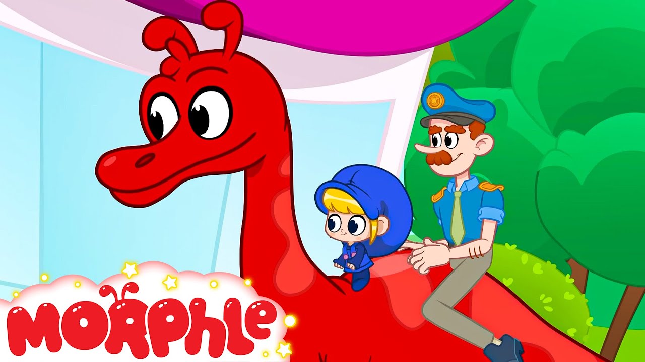Morphle's Dinosaur Day in the City | Fun Animal Cartoons | @MorphleTV ...