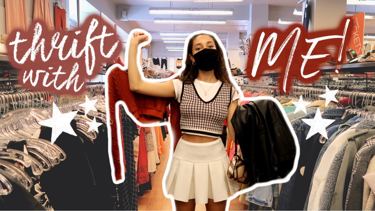 come thrifting with us in LA + try-on haul:) - YouTube