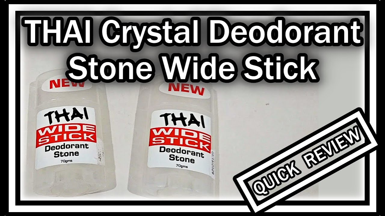 Thai Crystal Deodorant Stone Wide Stick Deodorant Stone 2 Pack QUICK ...