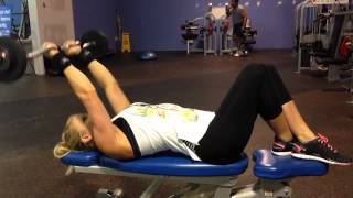Skull Crushers Superset With Narrow Grip Bench Press