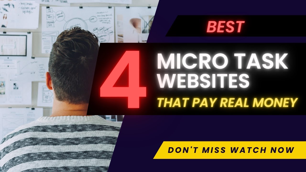 Best Microtask websites that pay you real money - YouTube