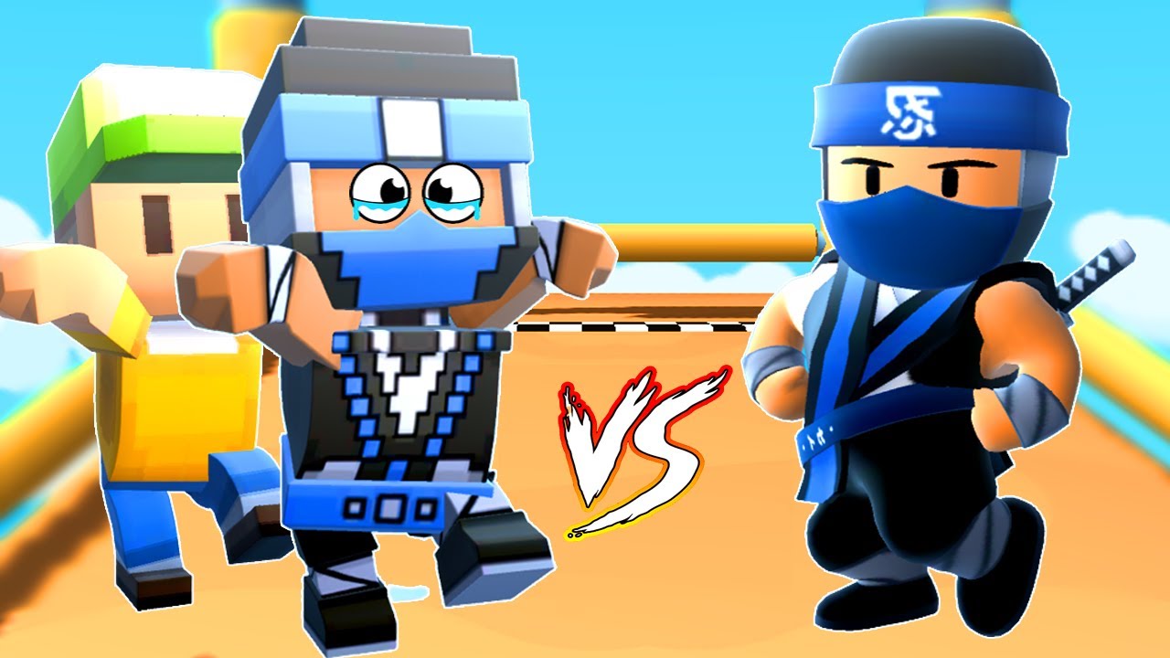 O NINJA MINECRAFT ENFRENTOU O NINJA DESUMILDE DO STUMBLE GUYS (ELE FOI ...