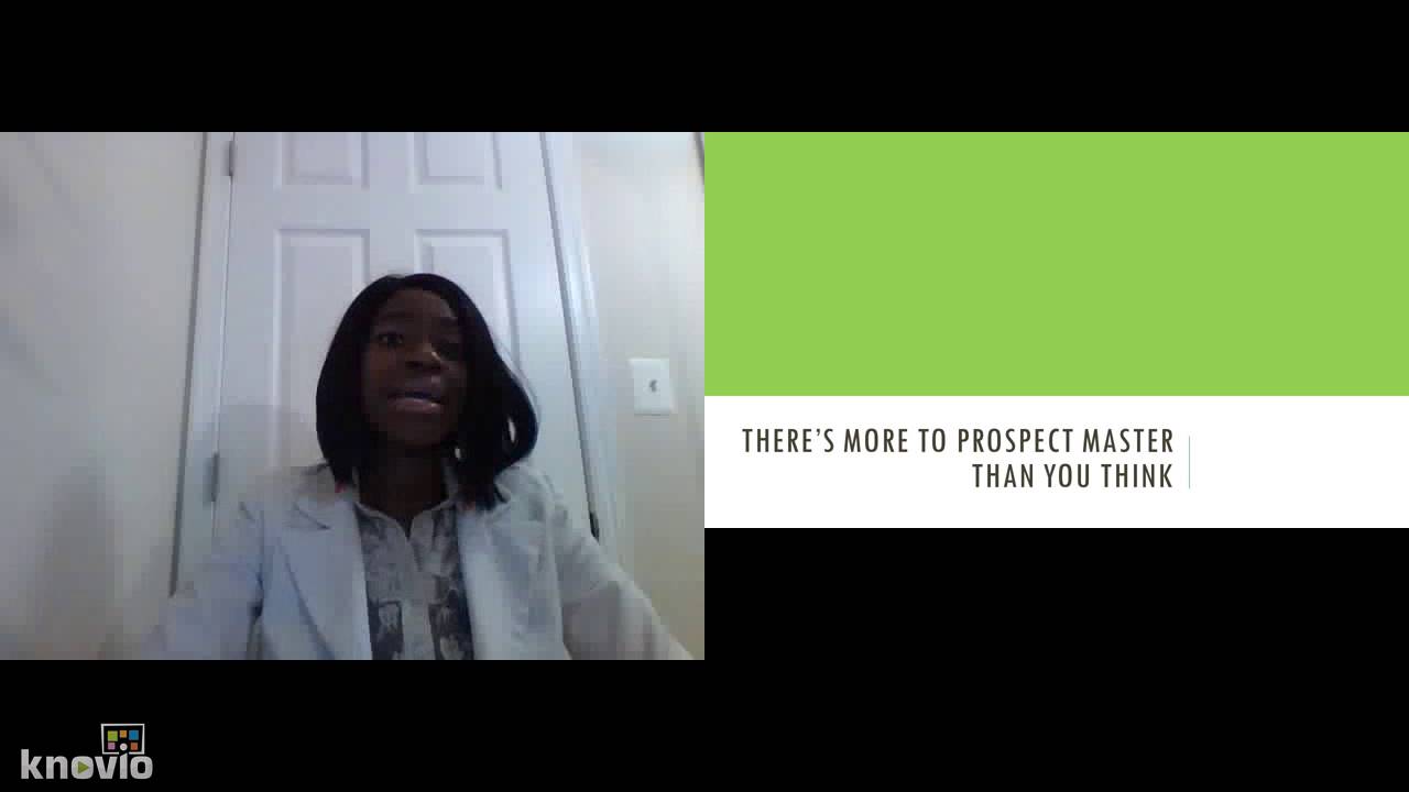 Dolmar Cross' Prospect Master Testimonial Video: Jessica Samuels - YouTube