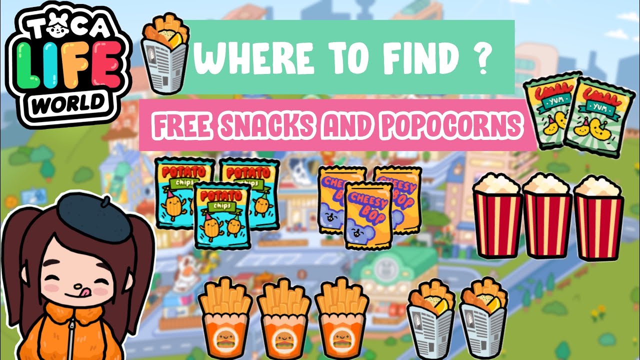 😍🍟Where To Find Free Snakcs , Chips and 🍿Popcorns in Bopcity ...