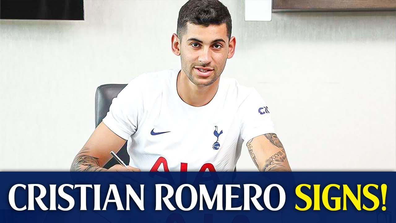 CRISTIAN ROMERO SIGNS FOR TOTTENHAM!! [ANNOUNCEMENT] - YouTube