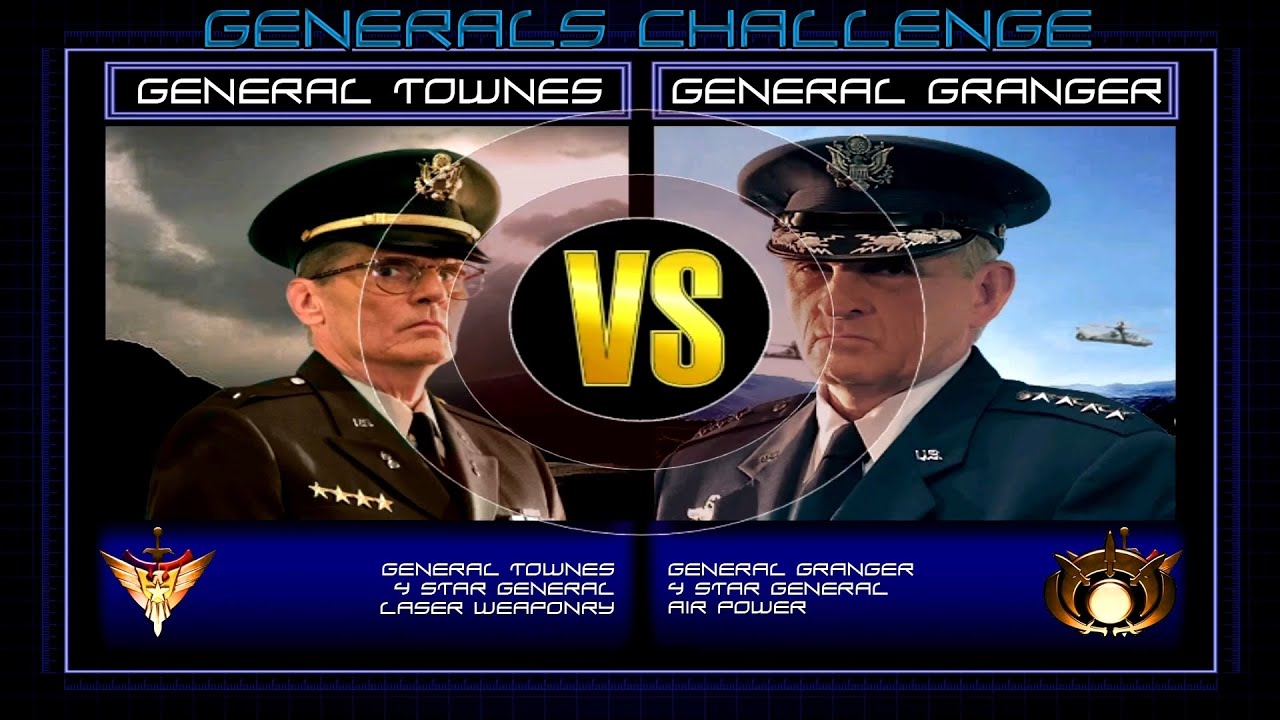 Command & Conquer Generals - Zero Hour: Generals Challenge - Townes vs ...