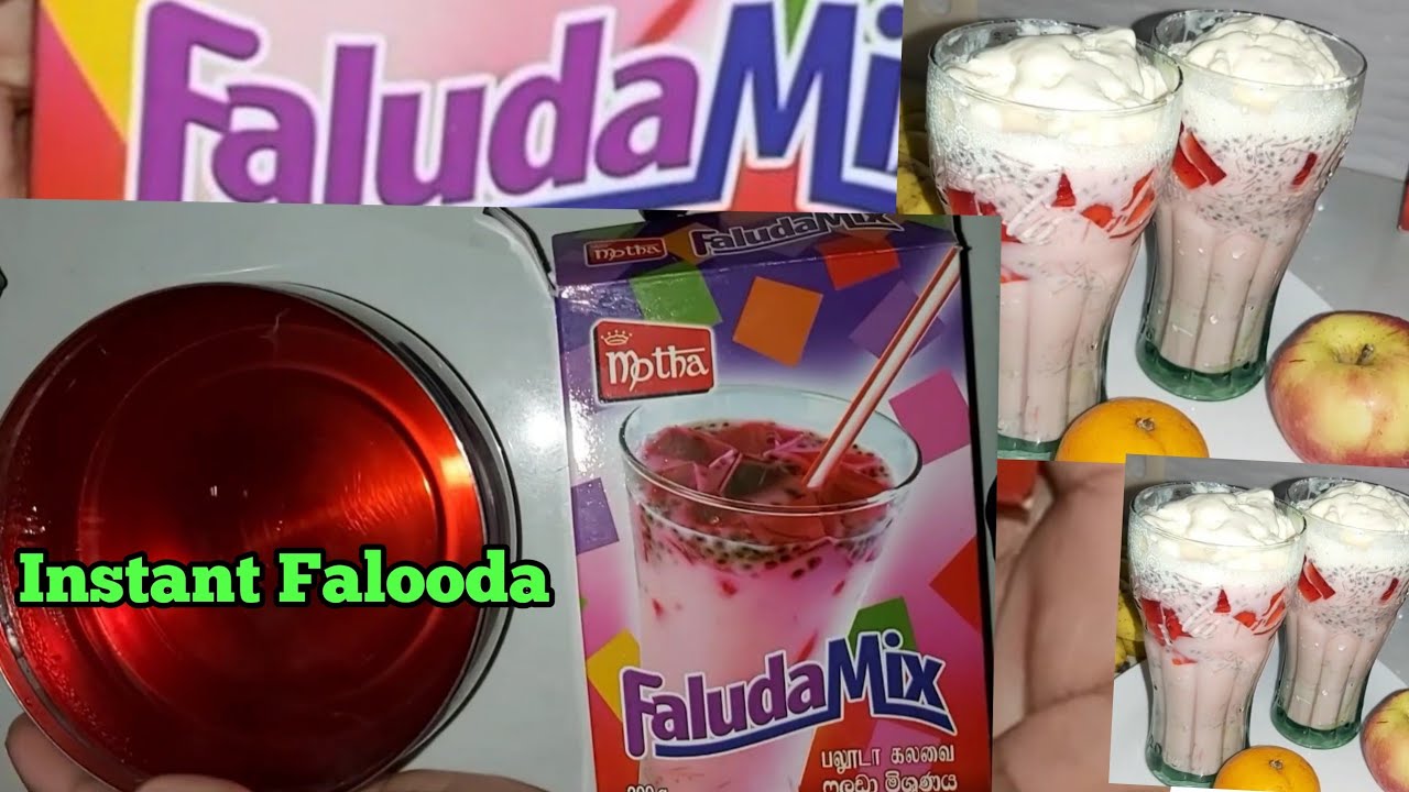 MOTHA FALOODA / HOW TO MAKE INSTANT FALOODA /INSTANT FALOODA MIX ...