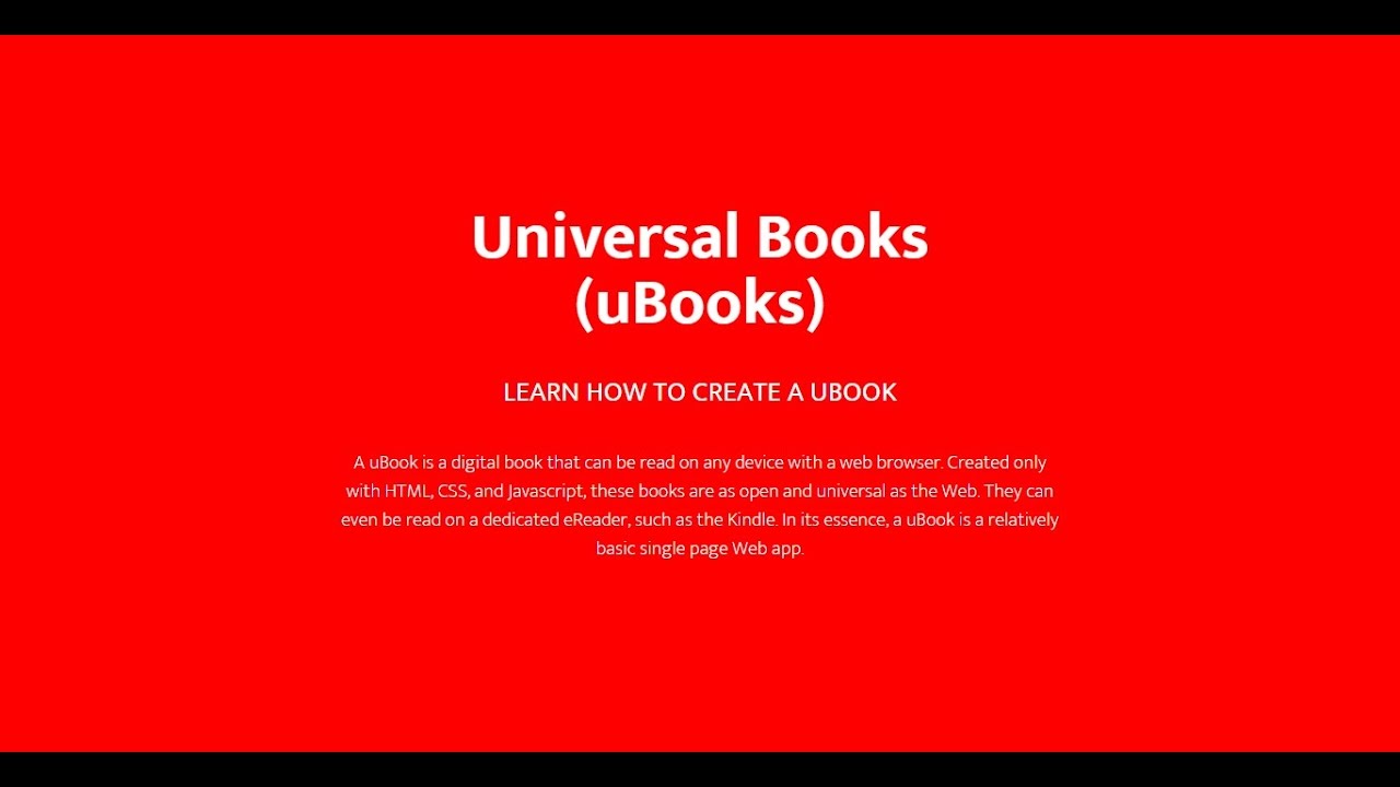 uBook Tutorial // Create a uBook today using a starter template - YouTube