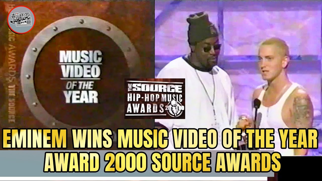 Eminem wins Music Video of the Year Award 2000 Source Awards - YouTube
