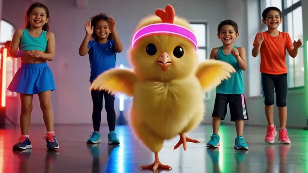 Funny Chicken Dance Song for Kids 💃 Nursery Rhyme 🎵 Silly Animal Songs ...