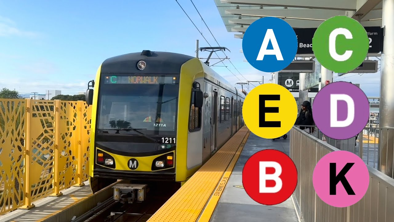 Los Angeles Metro Train Compilation - Part 35 - YouTube