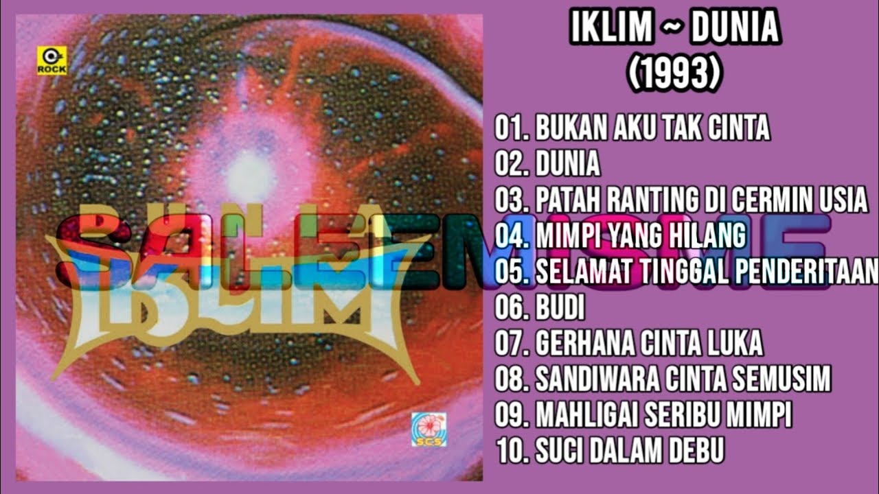 IKLIM - DUNIA (1993) FULL ALBUM - YouTube