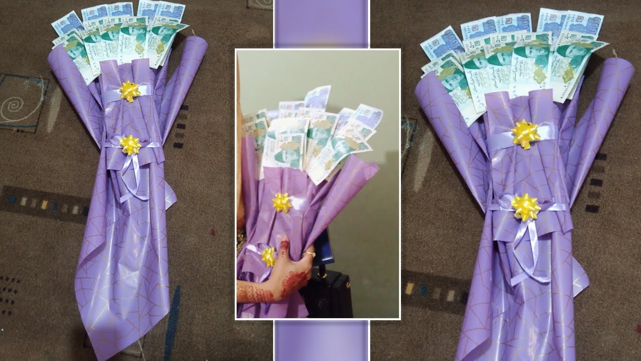 Money Bouquet Tutorial | Money Bouquet Diy - YouTube