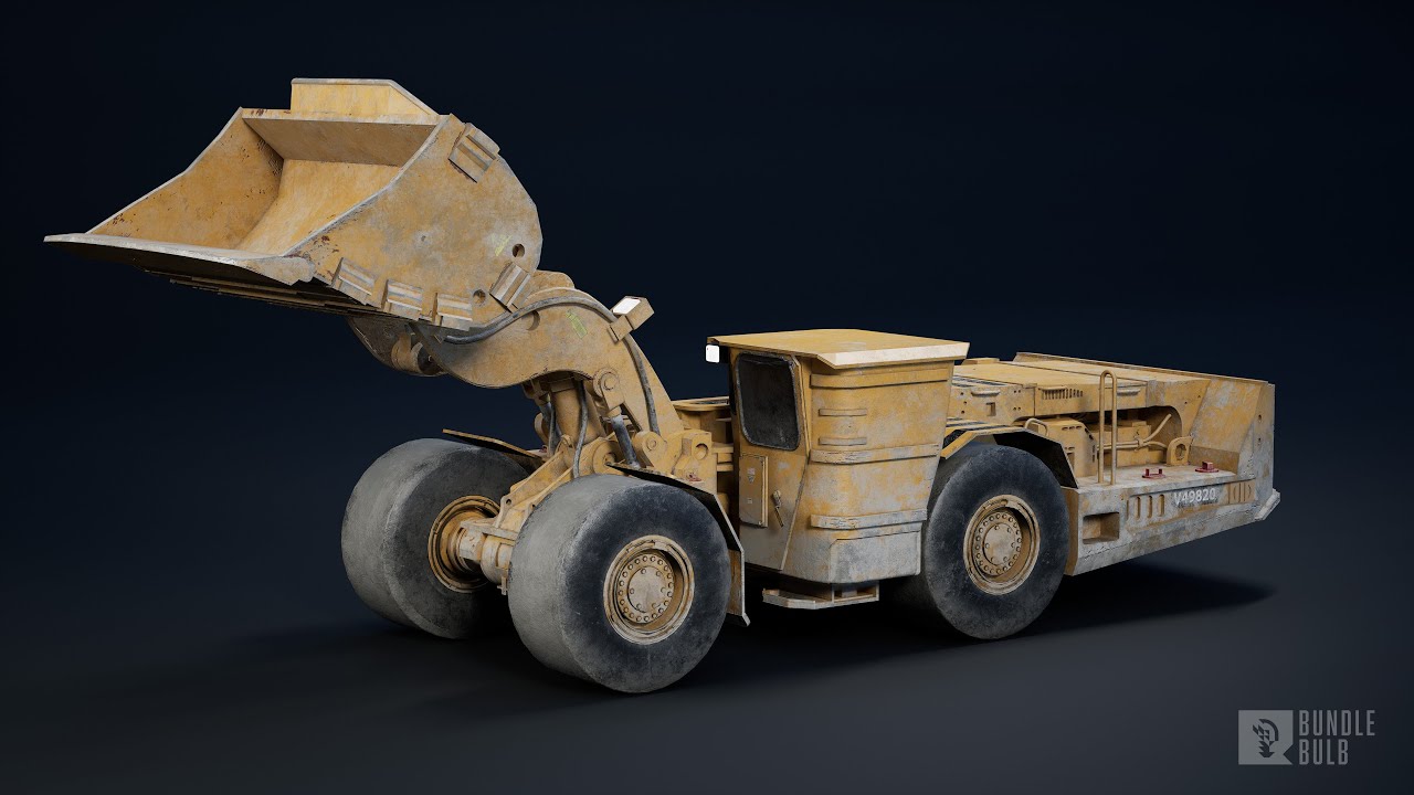 Bundle Bulb - Tunnel Mining 3D Asset Pack (Excavator Vehicle) - YouTube
