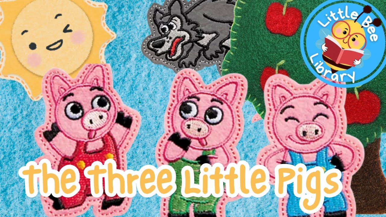 The Three Little Pigs l Preschool Learning #animatedchildrensbooks ...