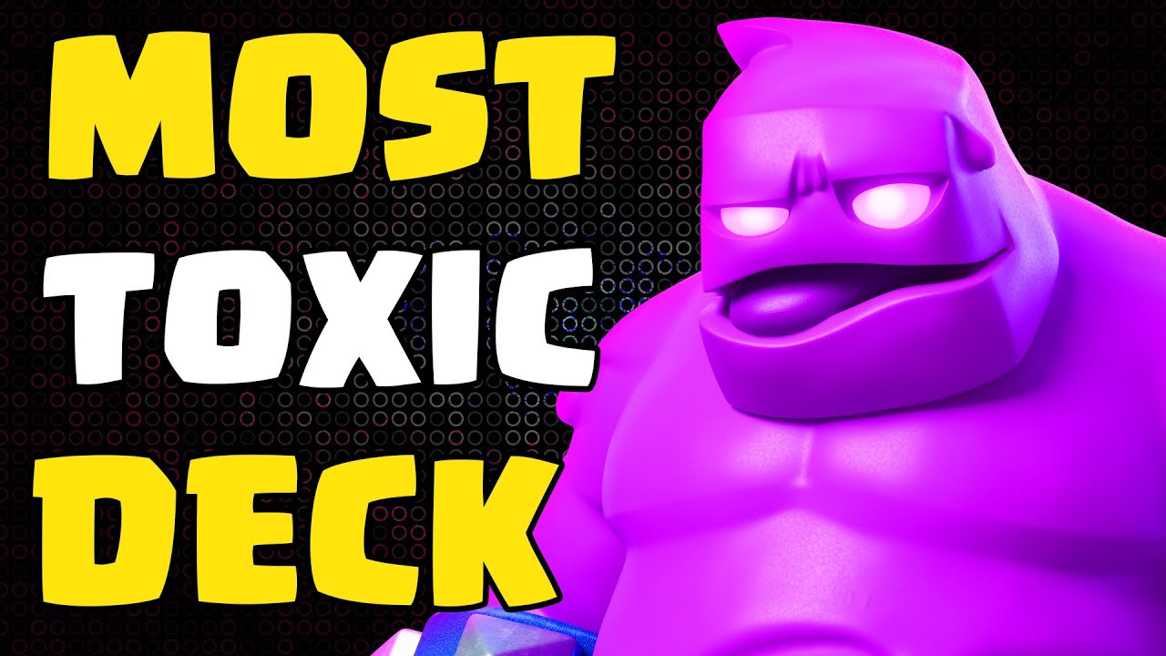 Most Toxic Deck in Clash Royale with Evolved Wizard and Void Spell ...