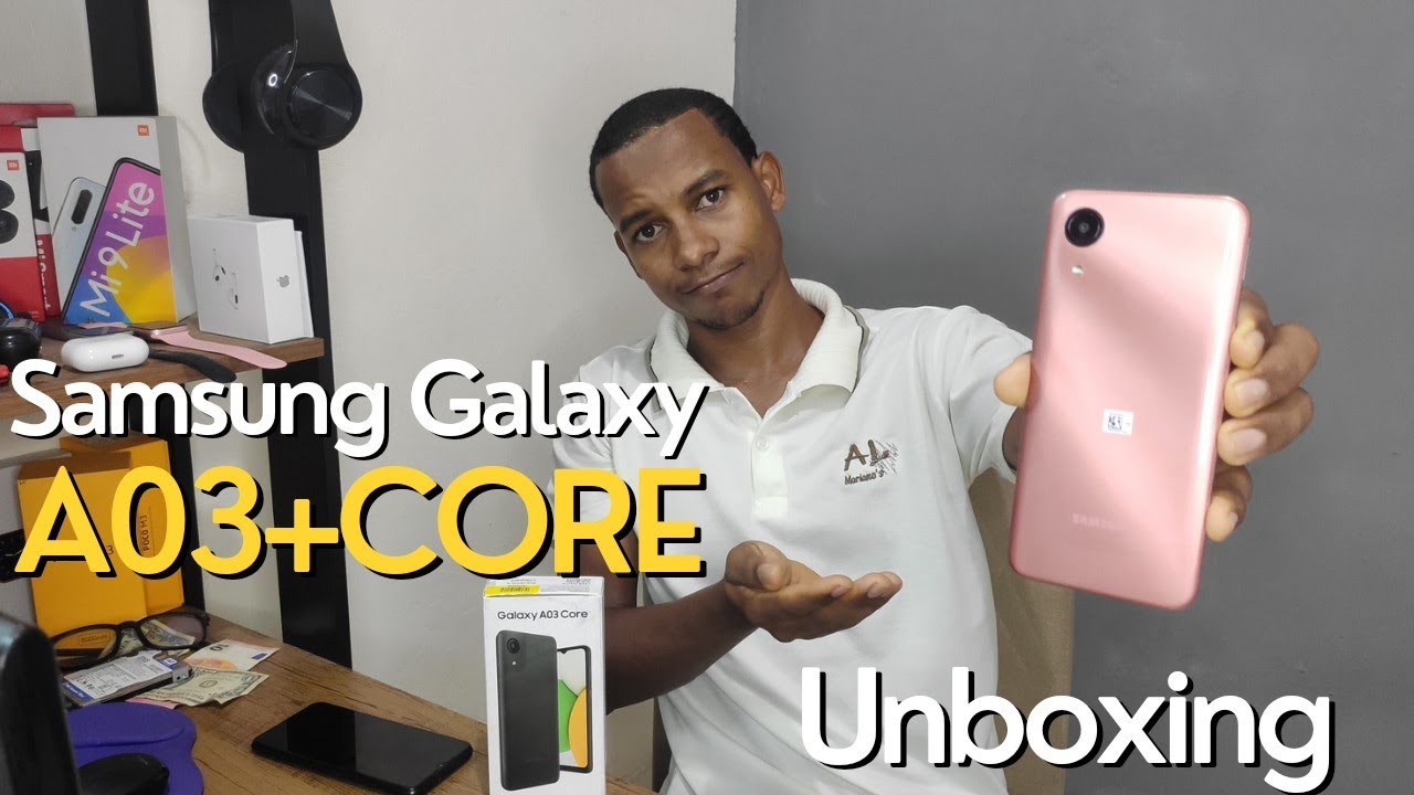 Samsung Galaxy A03 +Core | Unboxing e primeiras impressões! - YouTube