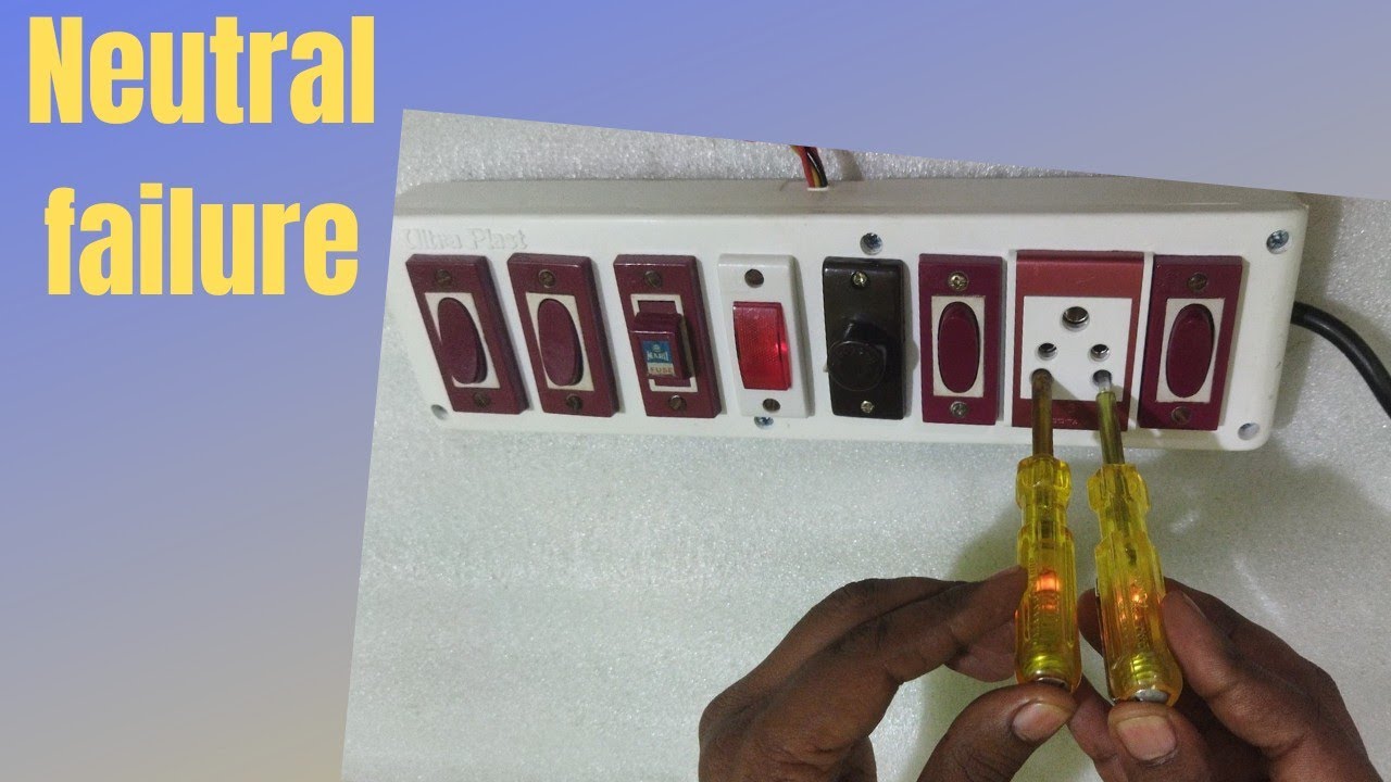 Neutral failure || Neutral fault - YouTube