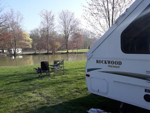Knoebels Lake Glory Campground site 93 - YouTube