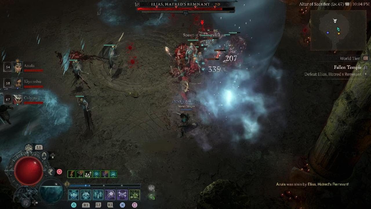 Diablo Iv Vixen Fallen Temple Youtube